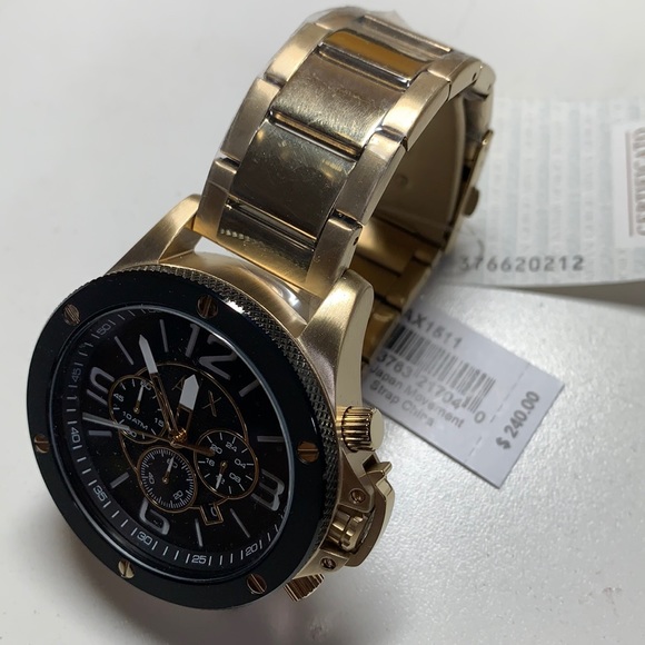 Armani Exchange | Accessories | Armani Exchange Ax511 48mm Mens Watch ...